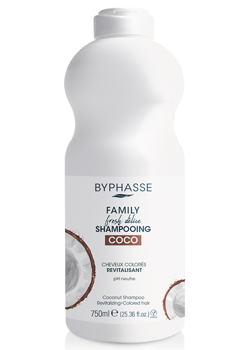 Sampon pentru par BYPHASSE Family Fresh Delice 750 ml Par vopsit ...
