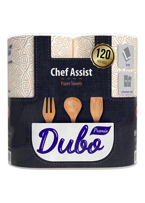 Полотенца бумажные ДИВО PREMIO Chef Assist 3 сл 2 шт - Avocado Beauty Shop